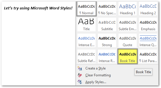VPLS Basics Customize Styles In Word VPLS vpls-basics-customize-styles-in-word-vpls